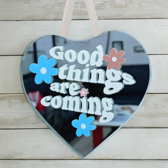 Affirmation Mirror: Good Things – Motivational Gifts