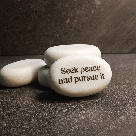 Zen Marble Stone: Peace – Motivational Gifts