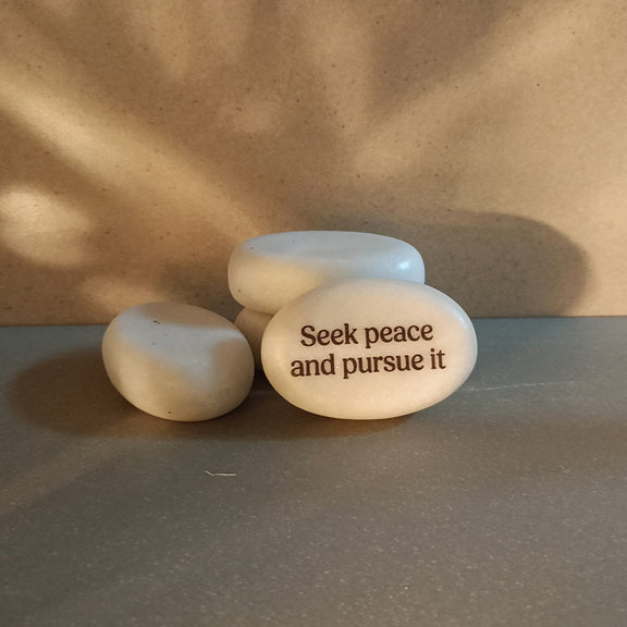 Zen Marble Stone: Peace – Motivational Gifts